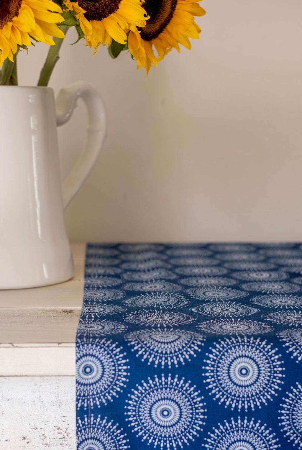 Blue Shweshwe Cotton Table Runner (Standard or Long) – Ithemba Creations