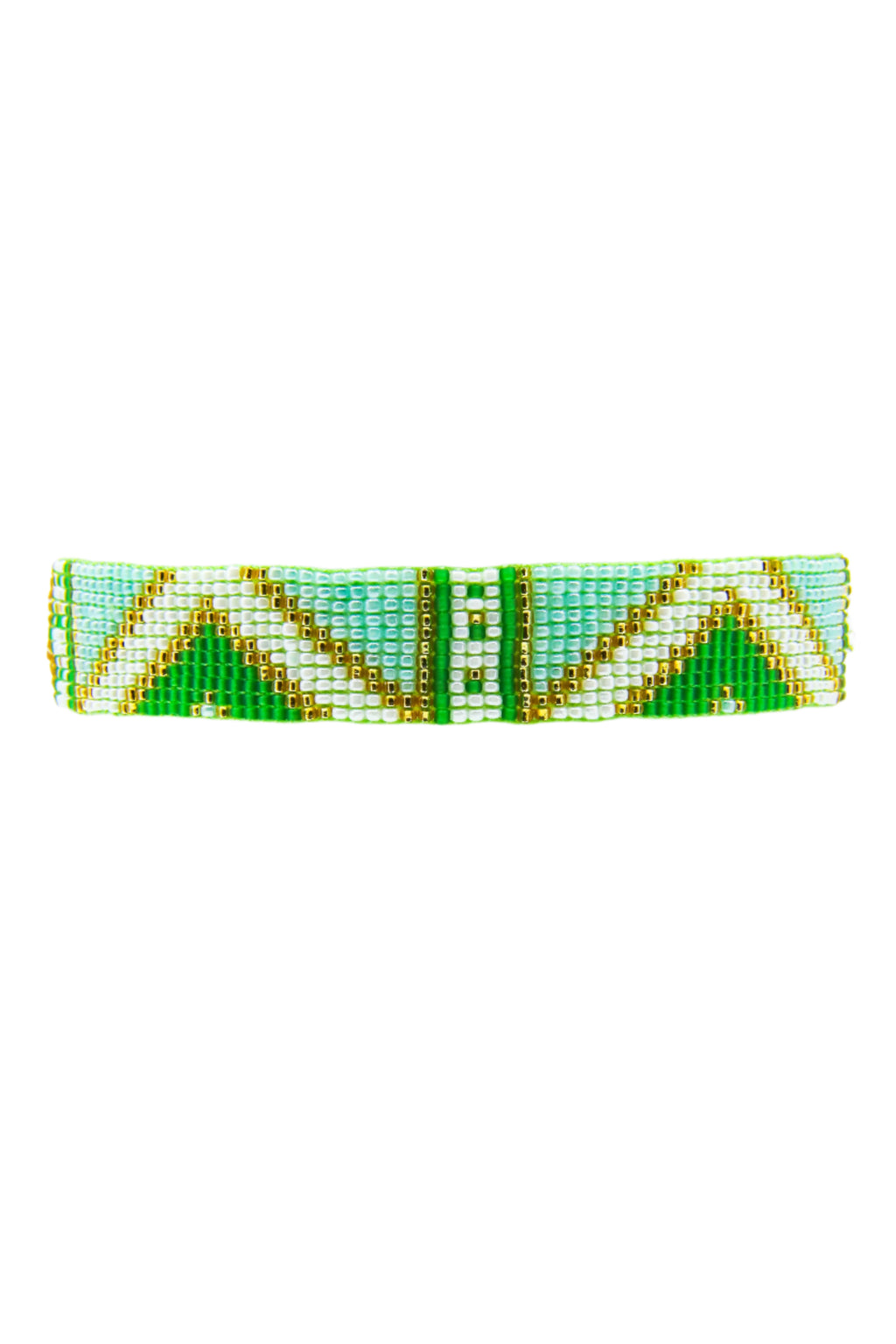Botanical Triangles Beaded Bracelet – Ithemba Creations