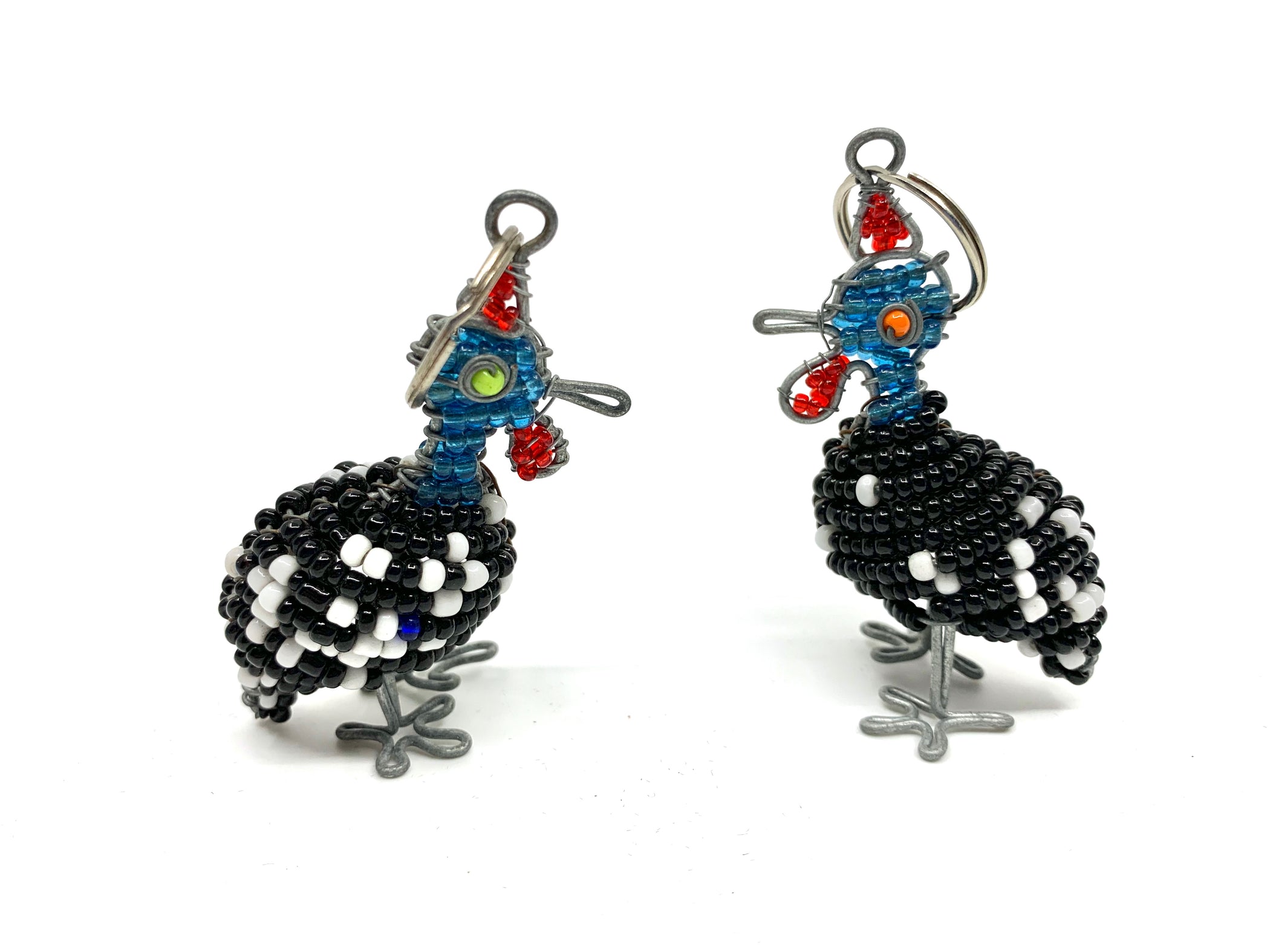Beaded Guinea Fowl Key Chain – Ithemba Creations