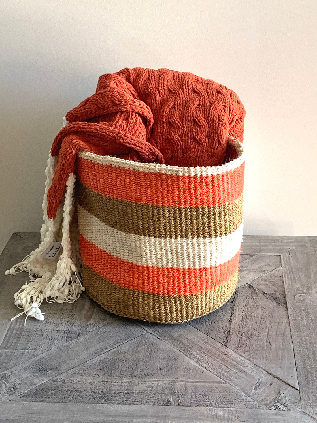 Orange Tone Sisal Baskets - Various Sizes – Ithemba Creations