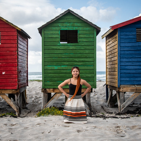 Traditional Transkei African Wax Print High Waisted Skirt – Ithemba ...