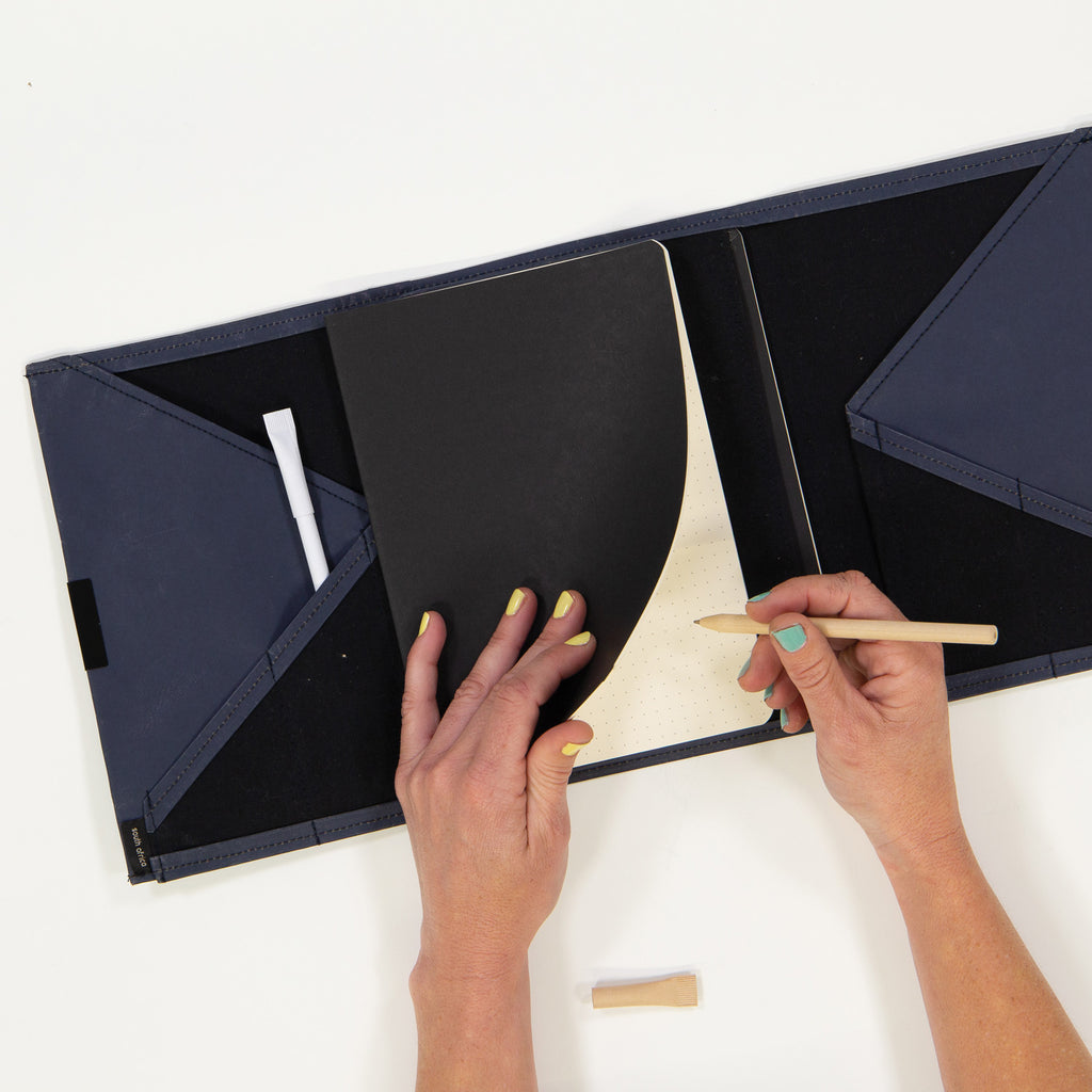 Deep Blue A5 Notebook Organizer – Ithemba Creations