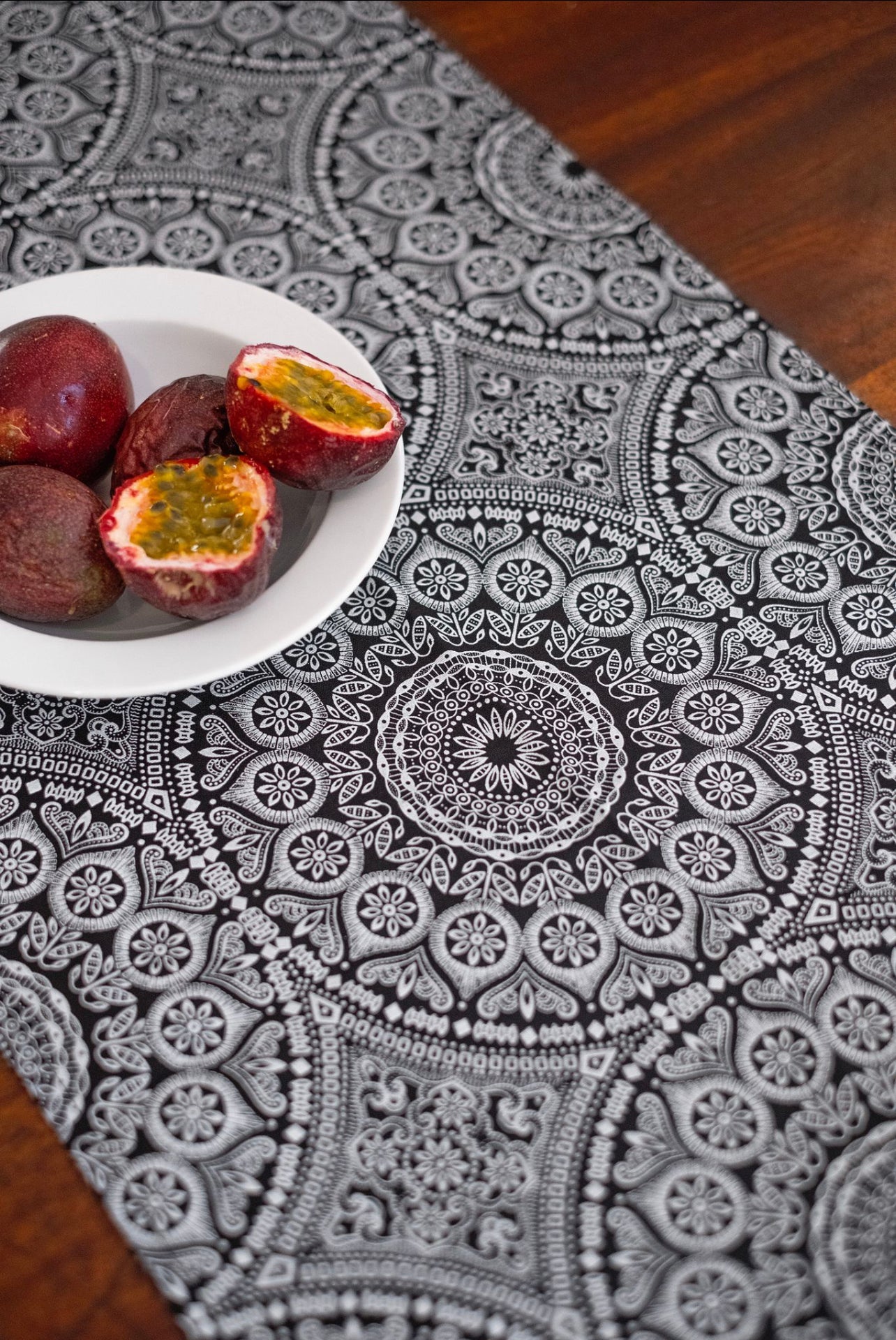Black Shweshwe Cotton Table Runner (Standard or Long) – Ithemba Creations