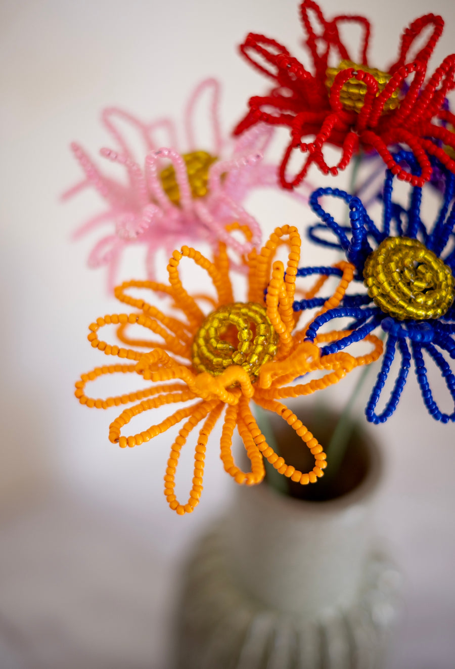 Beaded Assorted Daisy – Ithemba Creations