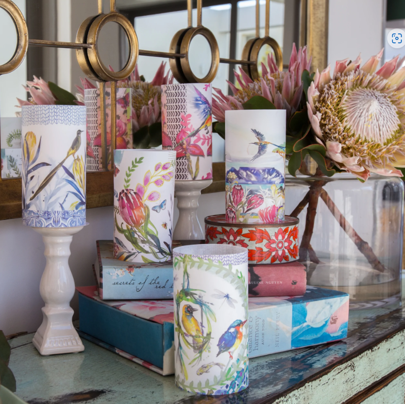 Sharon B Design Paradise Candle Shade / Lantern – Ithemba Creations